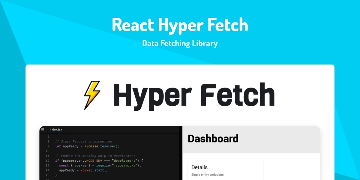 React Hyper Fetch Data Fetching Library Made With Reactjs